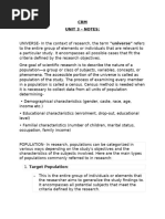 Population vs. Target Population in Research | PDF | Methodology ...