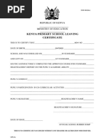 Primary Leaving Certificate | PDF