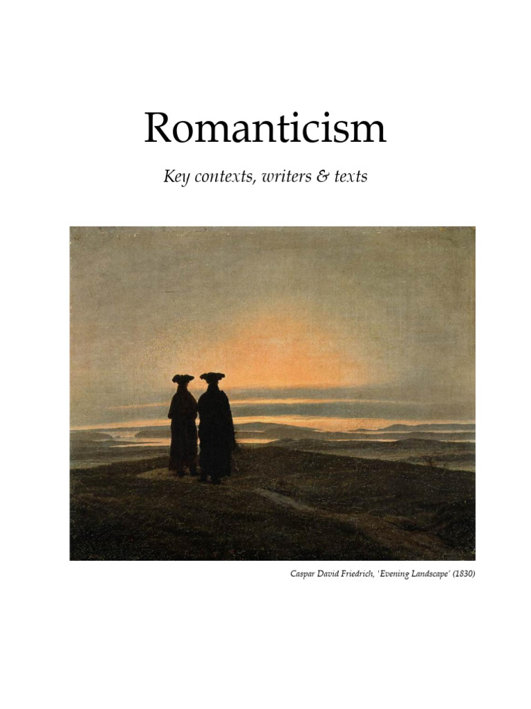 Romanticism - Key Contexts & Writers | PDF | Romanticism | Samuel ...
