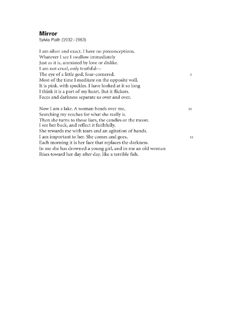 Mirror Poem | PDF