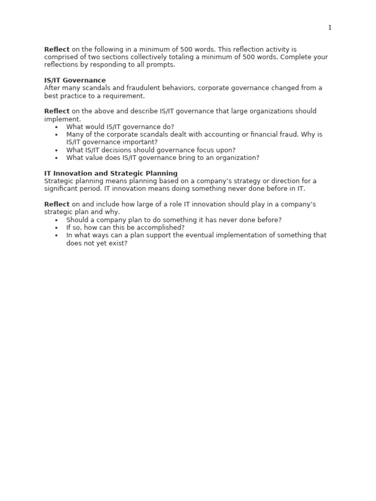 CMGTCB578 Competency 3 Reflection | PDF | Governance | Regulatory ...