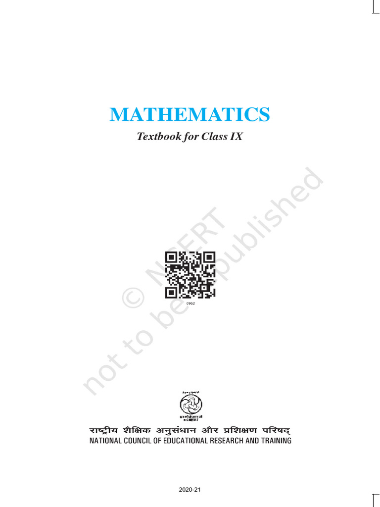Class 9 Math Book | PDF | Numbers | Area