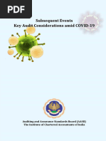 Implementation Guide - SA 560 Subsequent Events | PDF | Auditor's ...