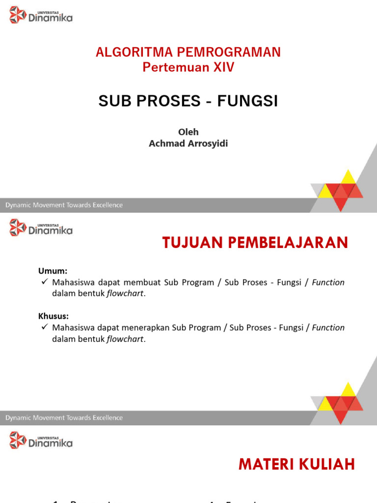 Sub Proses dan Fungsi dalam Flowchart | PDF