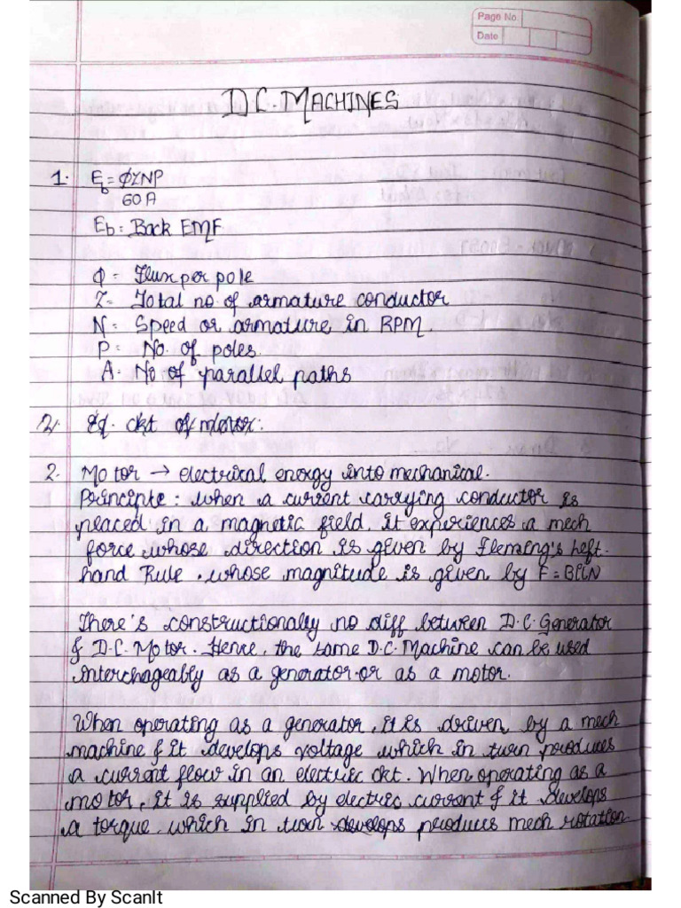 DC Machines | PDF