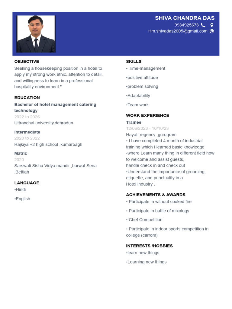 Shiva Chandra Das - 080725457523670 | PDF | Learning | Cognition