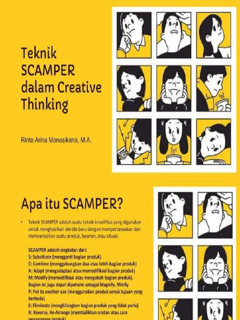 Teknik SCAMPER Dalam Creative Thinking | PDF