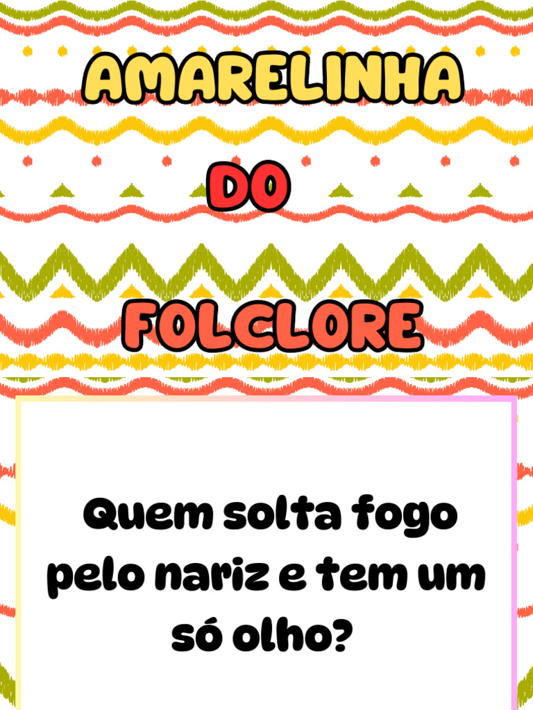Amarelinha Do Folclore Okk | PDF
