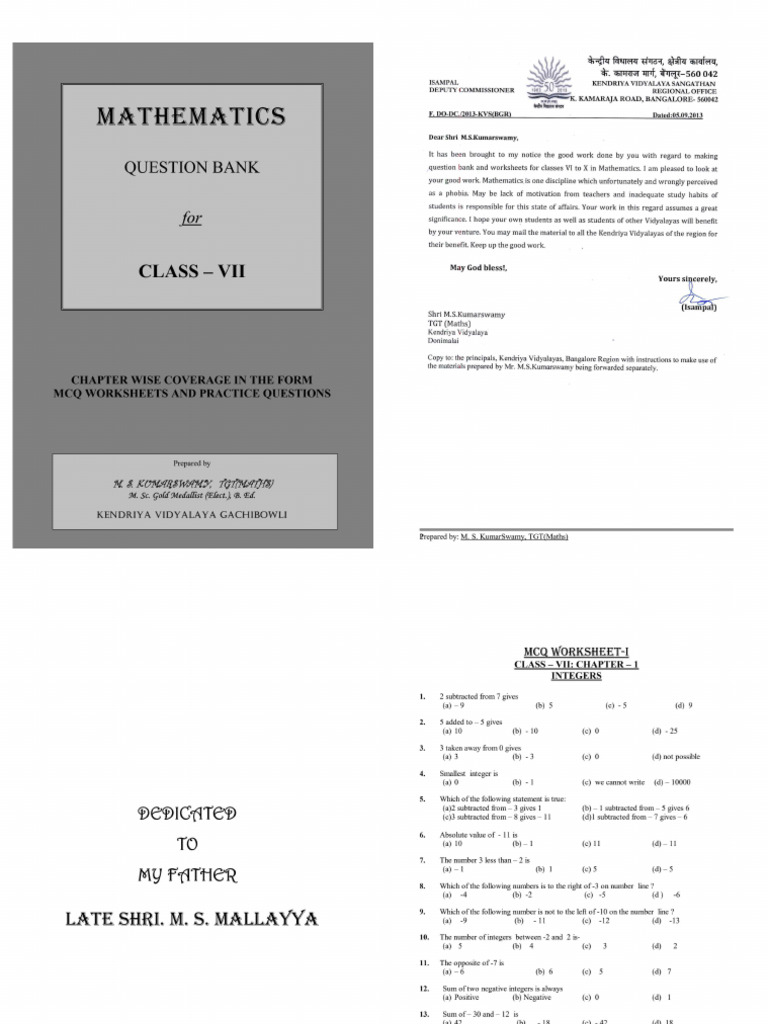 MTH Practice Questions | PDF