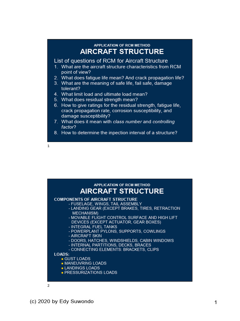 80 App RCM For Structure | PDF | Fatigue (Material) | Fracture