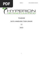 Data Handling Task 2025 Marking Guidelines | PDF | Tourism | Climate Change