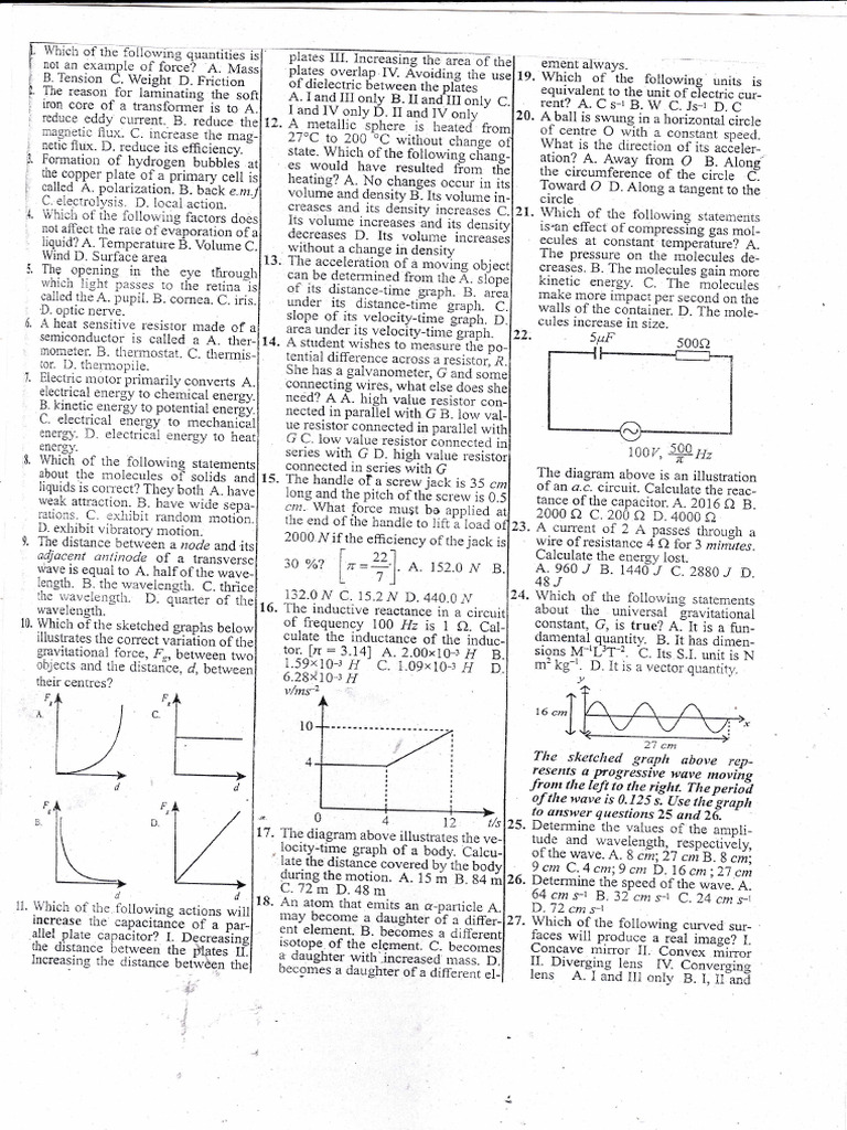 Phy and Chem | PDF | Physical Phenomena | Physical Quantities