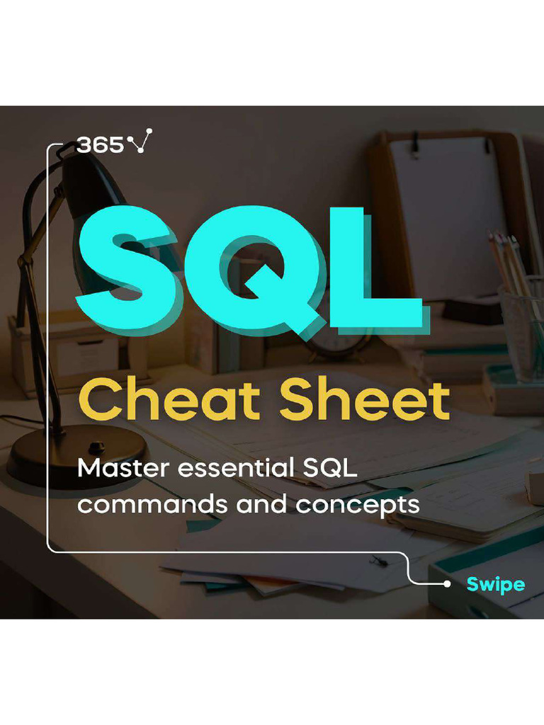 SQL Cheatsheet | PDF