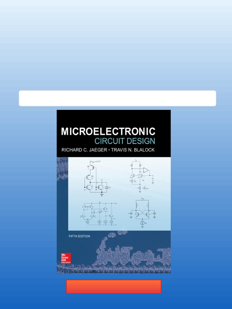 Microelectronic Circuit Design 5th Edition 2015 Richard C. Jaeger ...