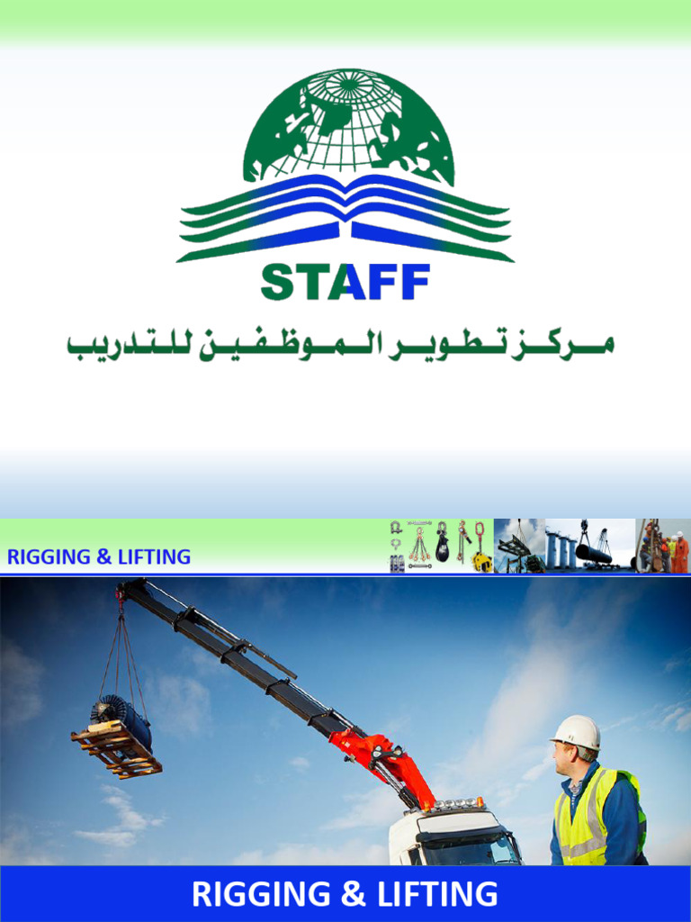 Rigging & Lifting - Train The Trainer | PDF | Rope | Occupational ...