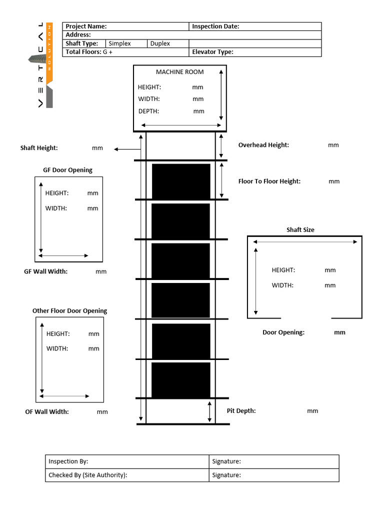 Elevator Inspection Report Template | PDF