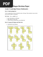 Cube Nets and Open Shape Exercises | PDF