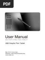 S640 Pen Tablet User Manual | PDF | Computers