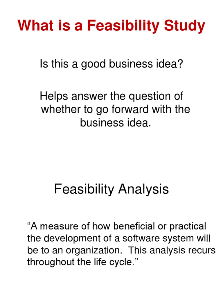 Chap 7 Feasibility Study | PDF | Feasibility Study | Cost–Benefit Analysis