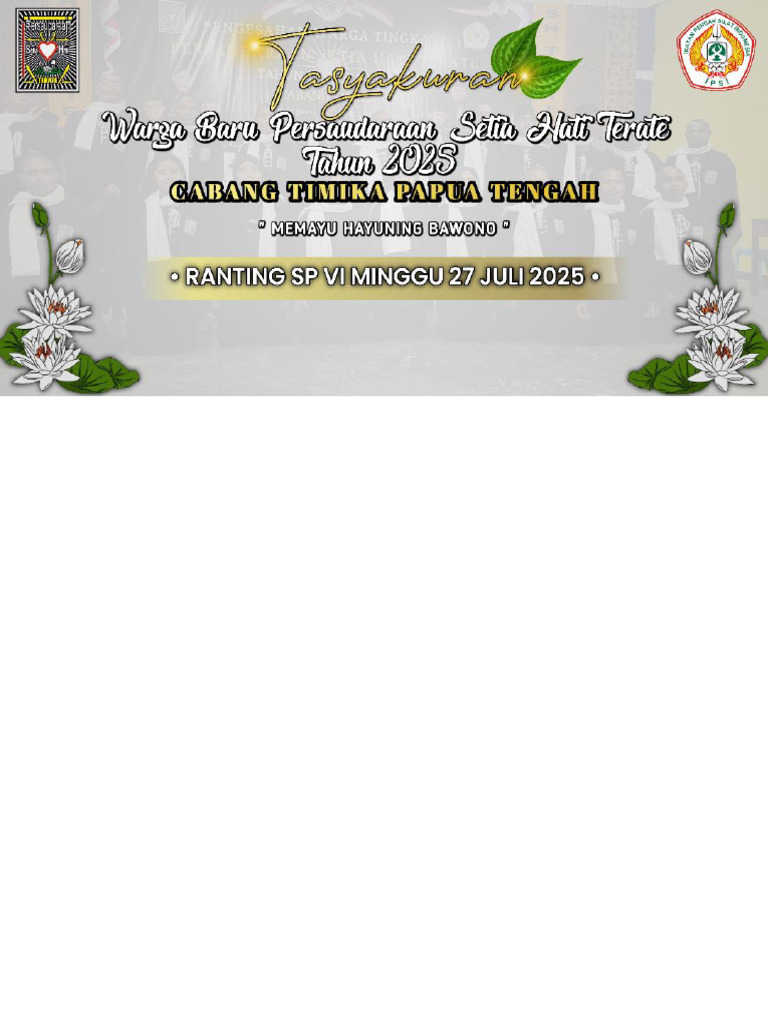 Benner Tasyakuran | PDF