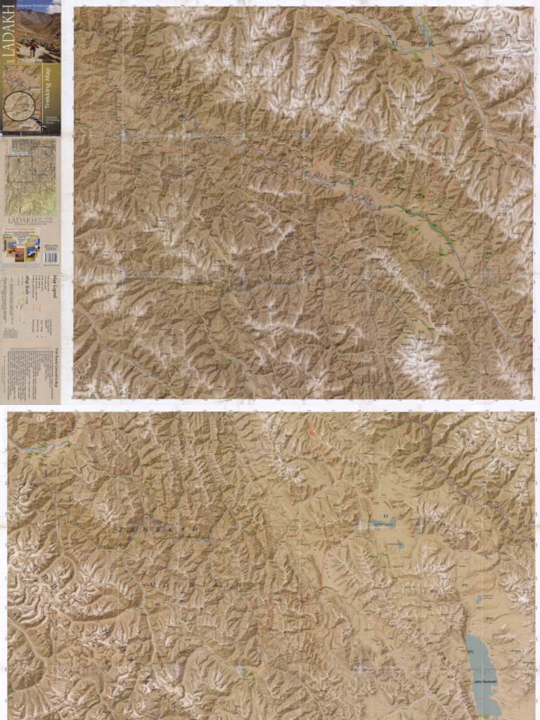 2013 Ladakh and Zanskar Trekking Map | PDF