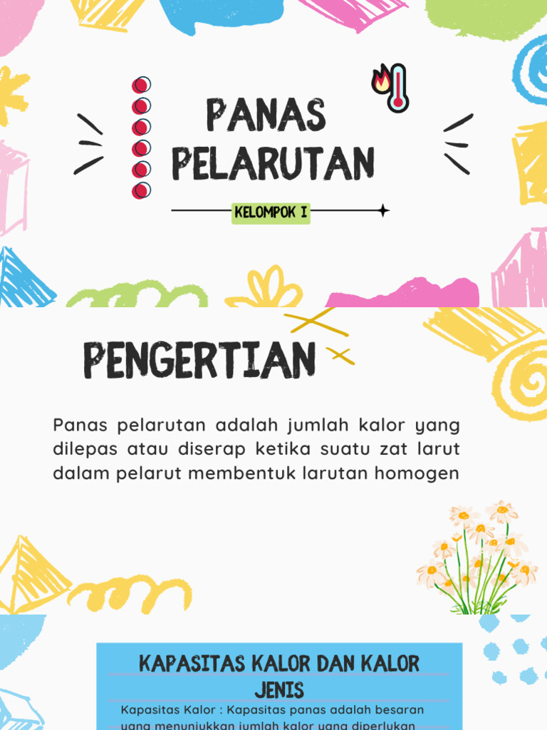Panas Pelarutan dan Kapasitas Kalor | PDF