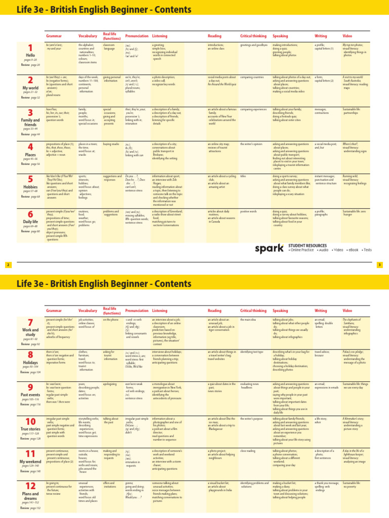 English Language Learning Curriculum | PDF | English Language | Word