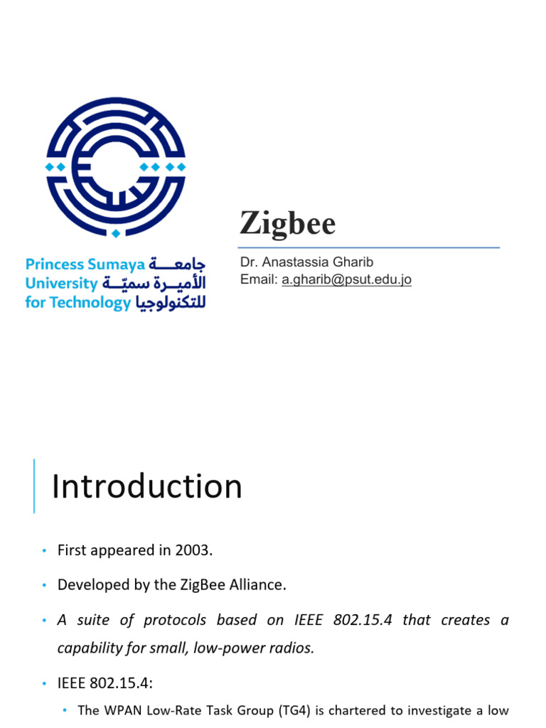 5 - ZigBee | PDF | Computer Network | Computing