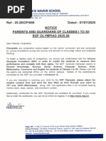 Sof - Olympiad - 2025-26 | PDF | Qualifications