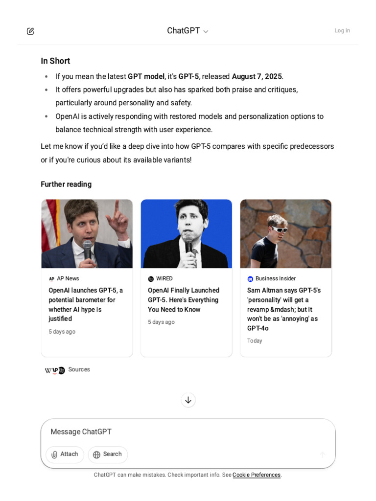 GPT-5 Release: Features and Insights | PDF
