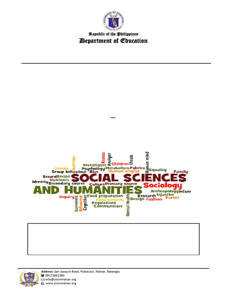 Diss Quarter 2 Module 6 | PDF | Psychoanalysis | Unconscious Mind