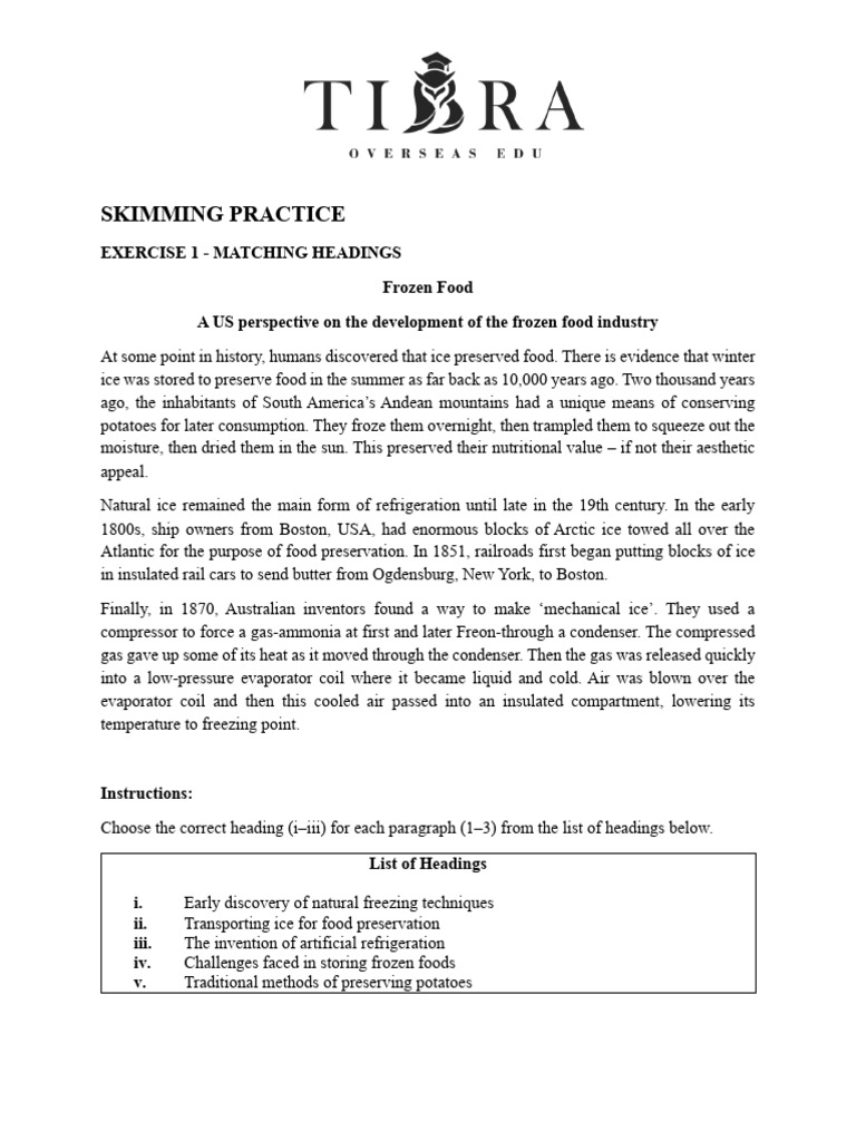 Students Handout-Skimming and Scanning Practice Module | PDF ...