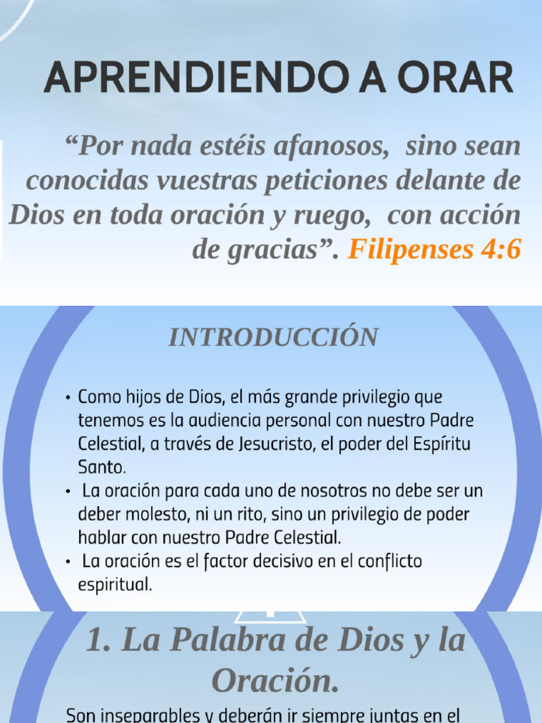 Aprendiendo A Orar | PDF