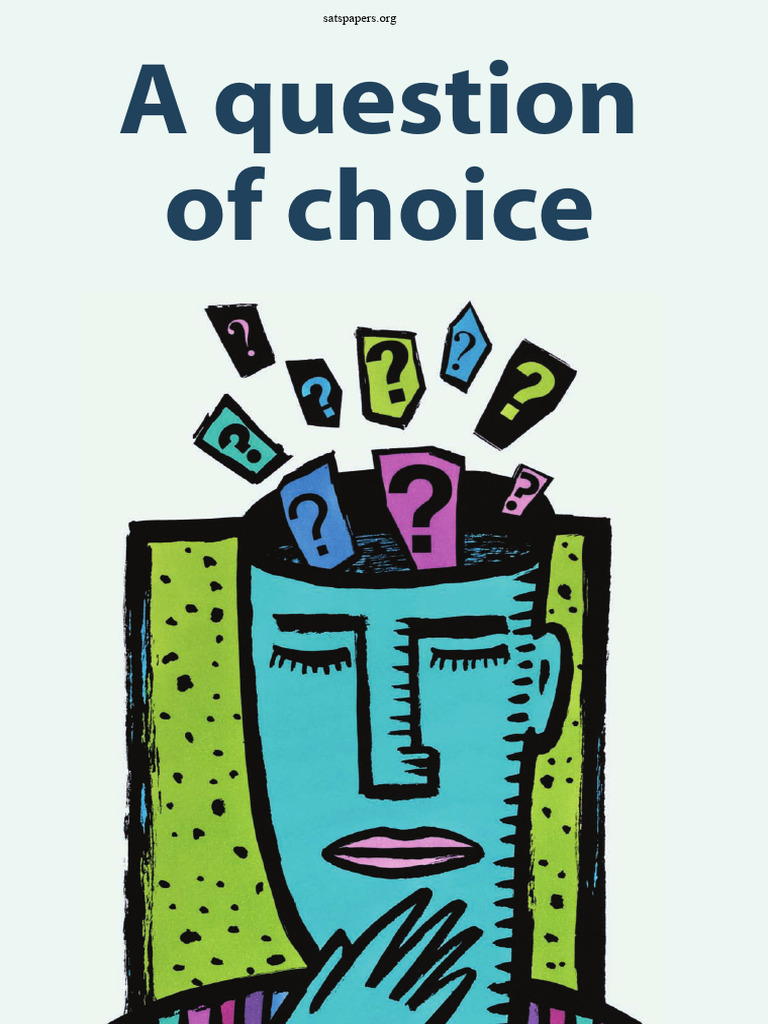 KS3 2009 - A Question of Choice Reading Booklet | PDF | Fair Trade ...
