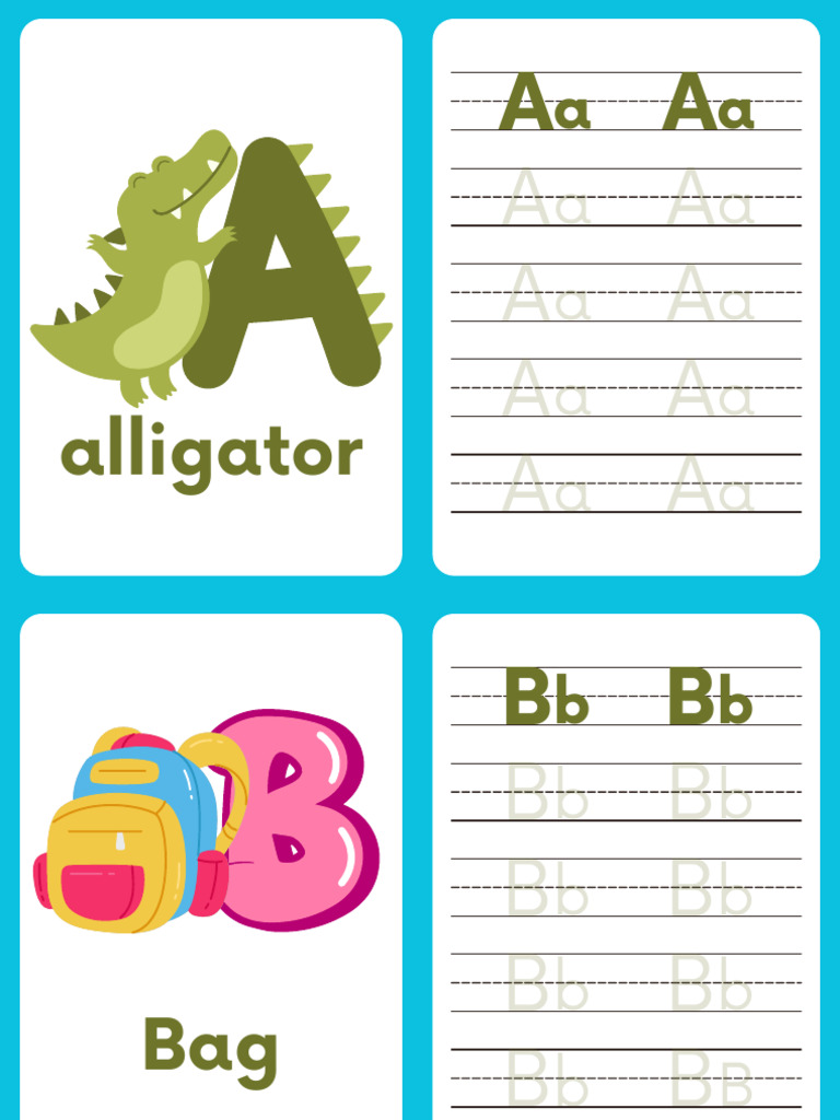 Ant Tracing Worksheet for Letter A | PDF