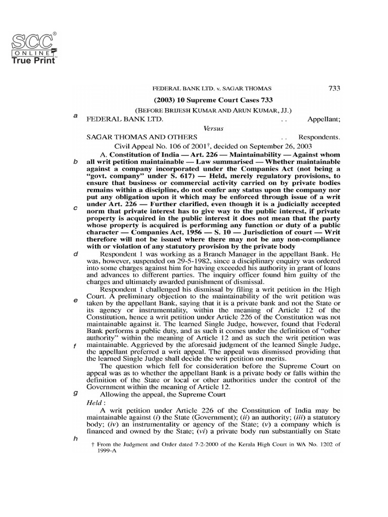 TP 2003 10 SCC 733 759 Puspendumaity13 Gmailcom 20250813 123812 1 27 ...