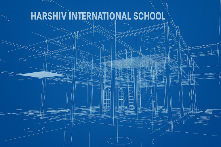Harshiv International School 3D Wireframe | PDF