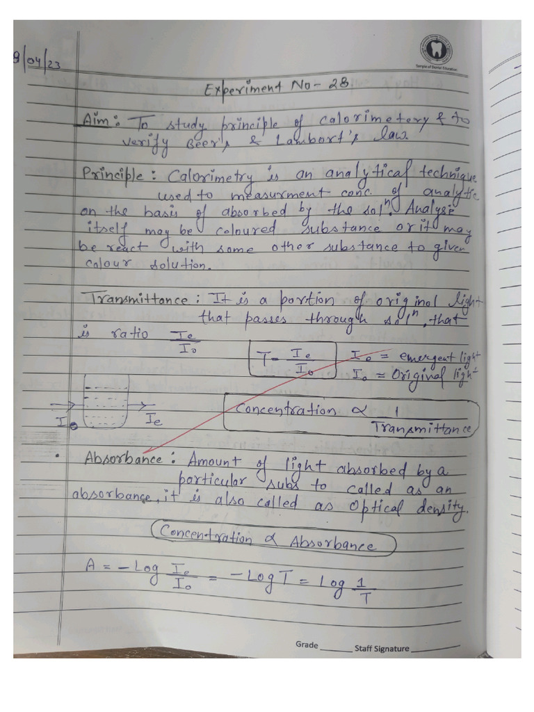 Biochemistry Practicals | PDF