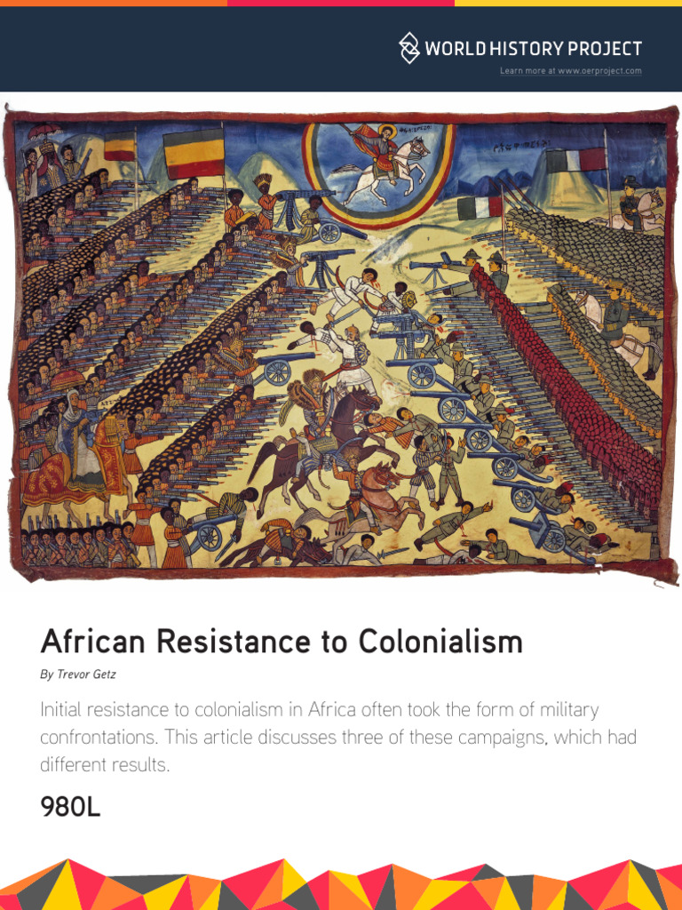 African Military Resistance to Colonialism | PDF | Ethiopia