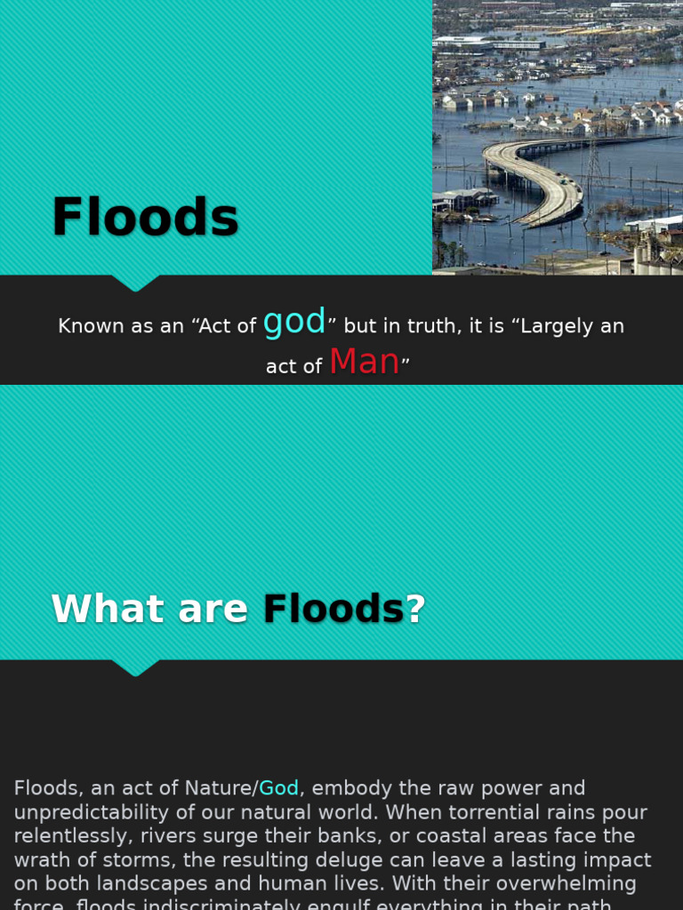 Flood Causes, Effects, and Prevention | PDF
