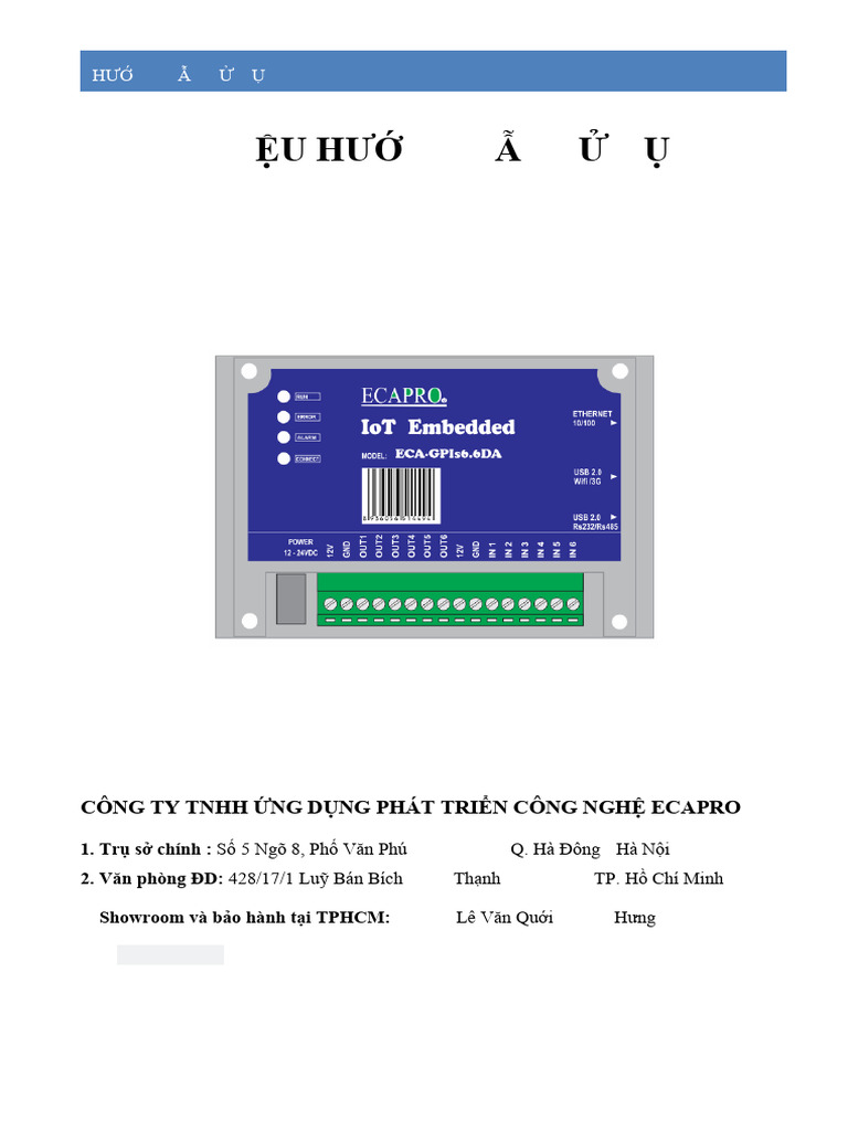HDSD ECA-GPIs6.6DA 270821 | PDF
