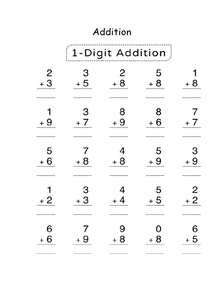 Addition Quiz | PDF