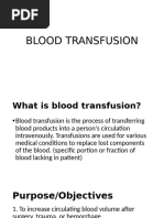 Blood Transfusion Timing Guidelines | PDF | Blood Transfusion | Human ...