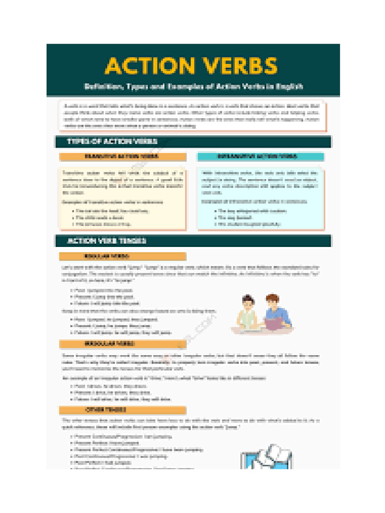 Action Verb - A 11 | PDF