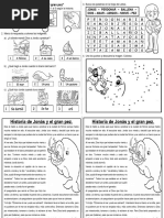 Actividades sobre Jonás y el gran pez | PDF | Jonás