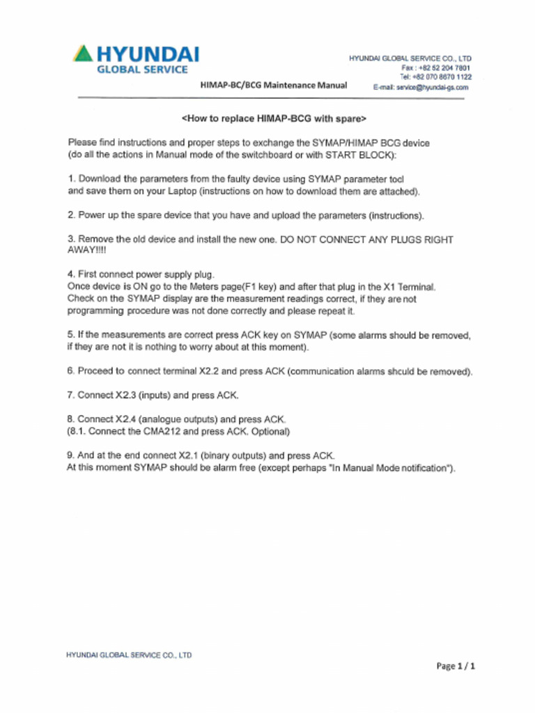 Himap BCG Replacement | PDF