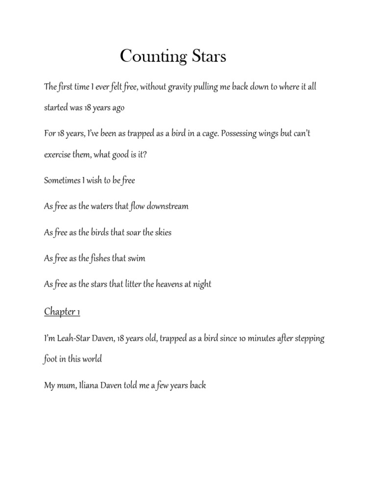 Counting Stars | PDF