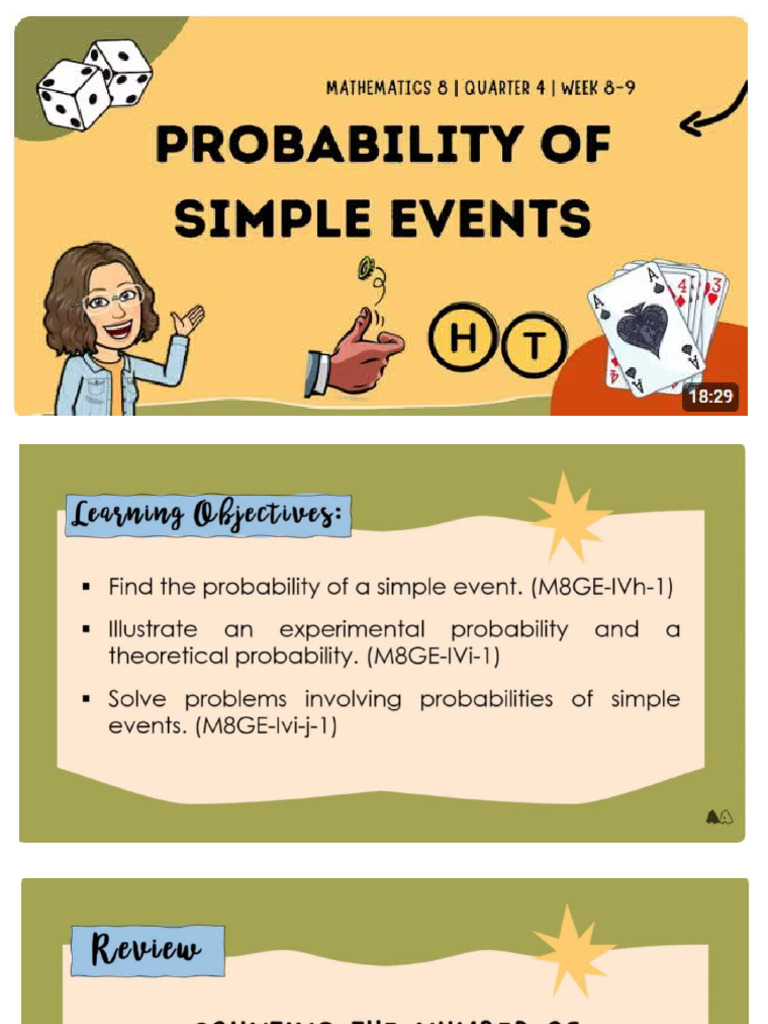 Probability of Simple Event | PDF