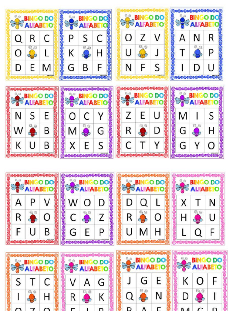 Bingo Alfabeto | PDF