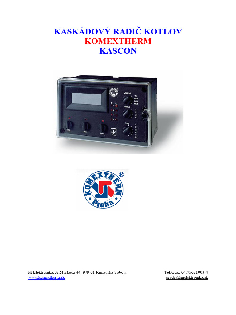 Kascon Navod SK | PDF